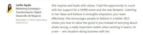 Testimonials-Leslie - Discover Jo Self